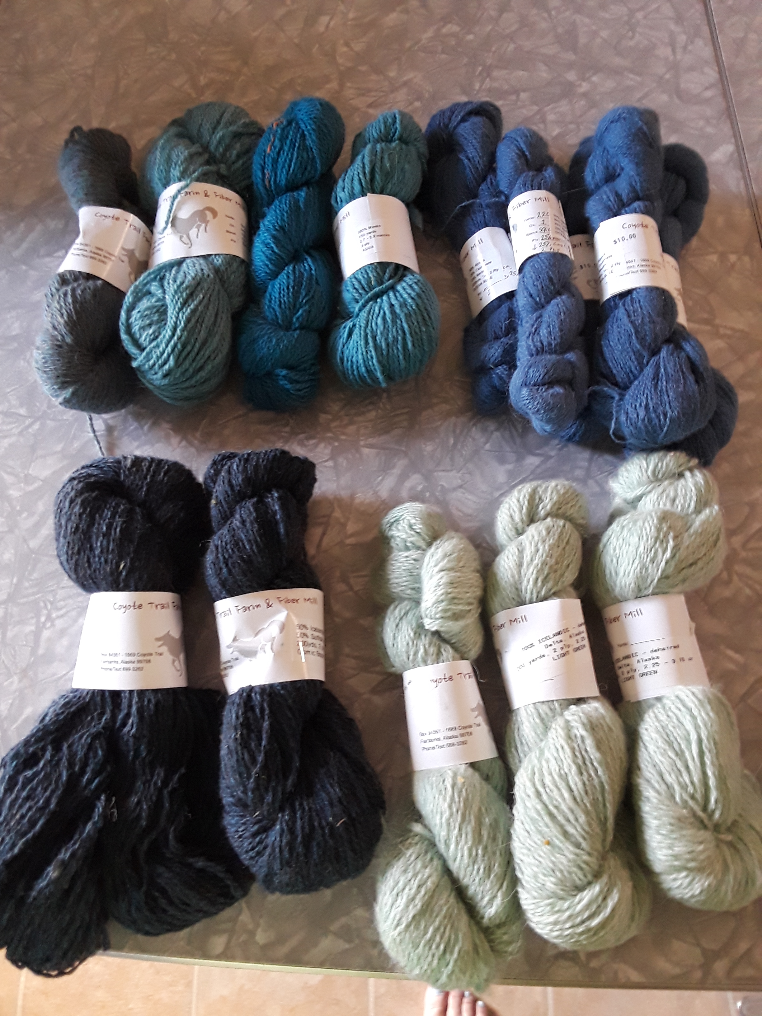 Its’s Raining Yarn: Coyote Trail Farm and Fiber Mill – Quite A Yarn