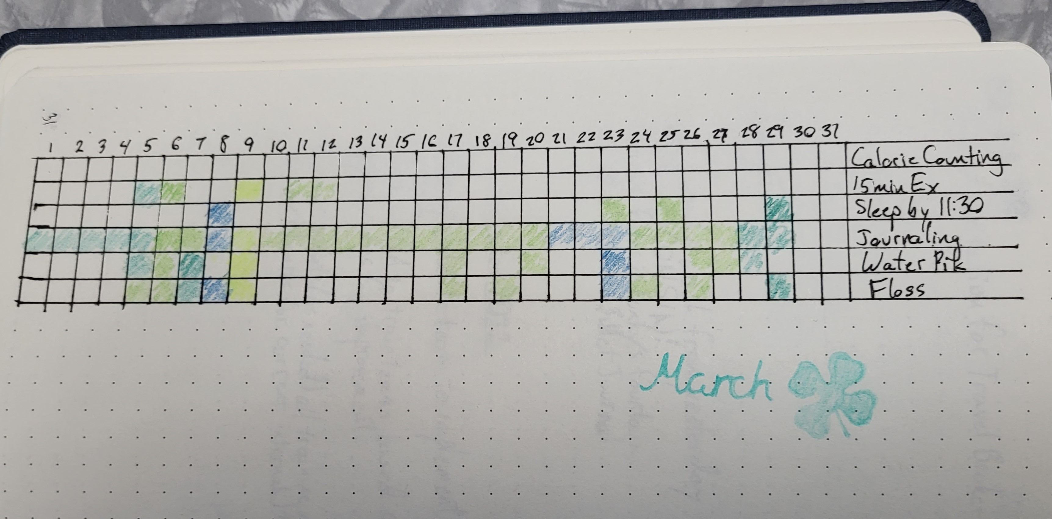 Basic Bullet Journaling: Habit Tracking – Quite A Yarn
