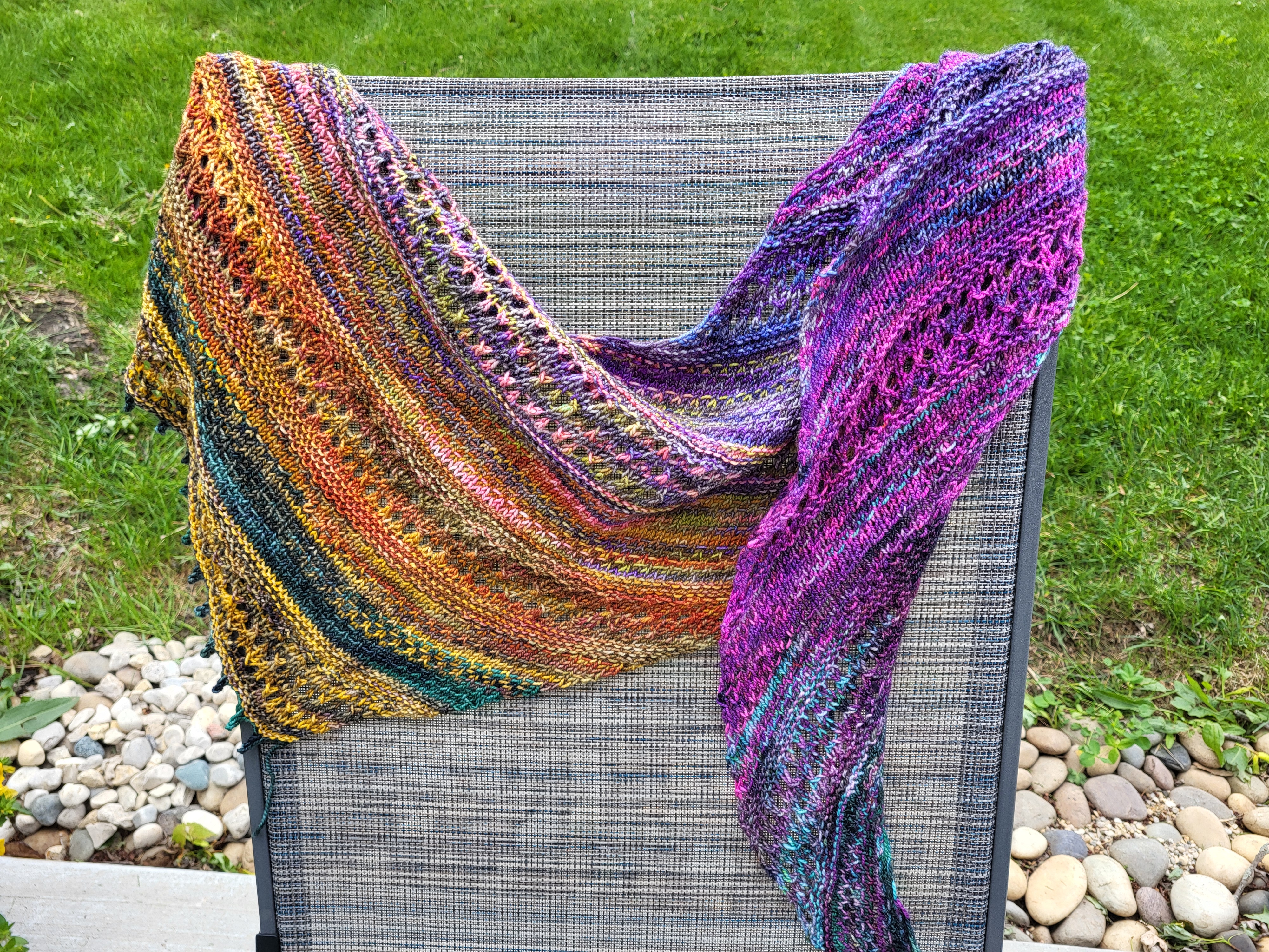 Worst Witch Shawl Done!